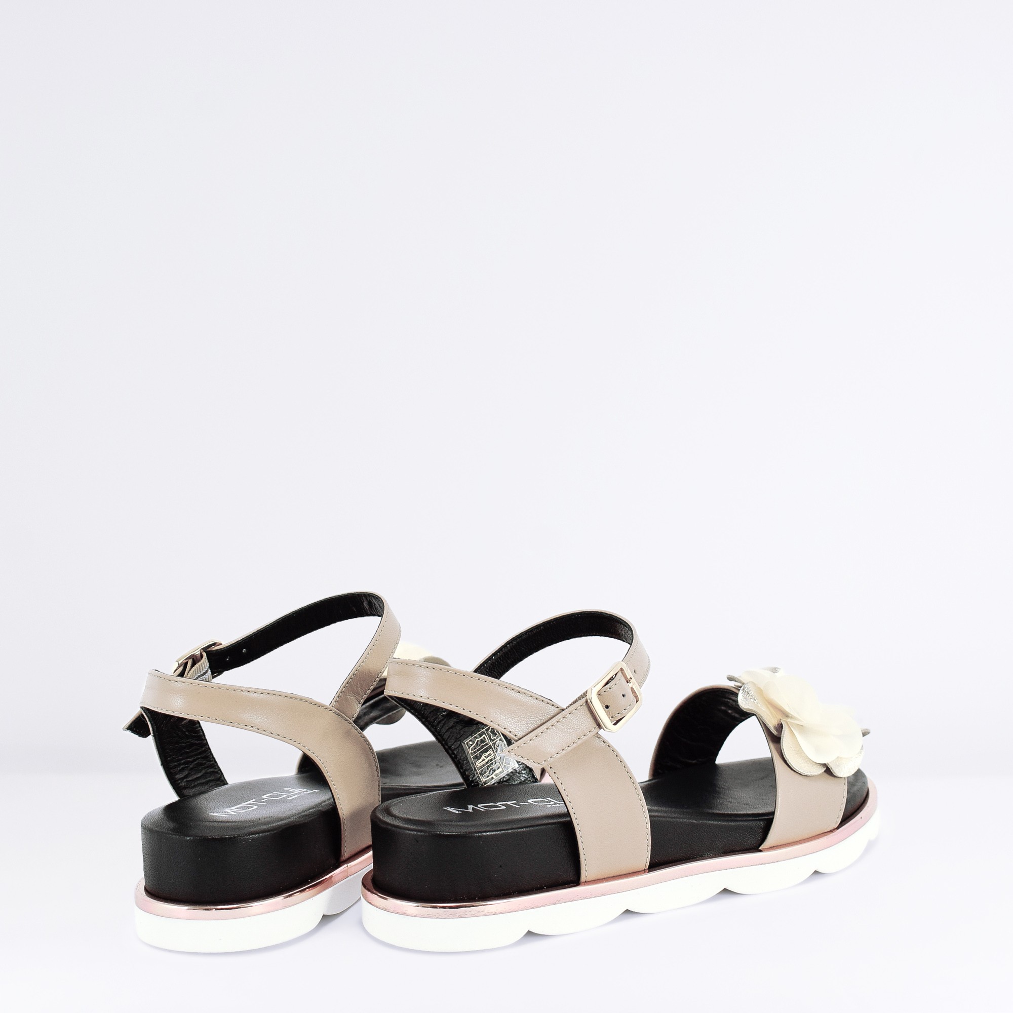 Sandalo basso Col. Beige MOT-CLÈ - RICCI SHOP